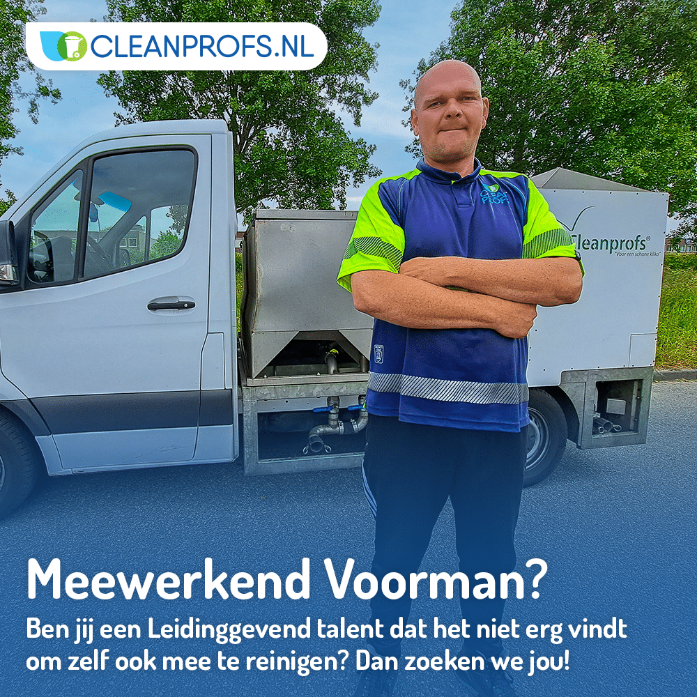 Vacature - Meewerkend Voorman Rolcontainerreiniging | Cleanprofs